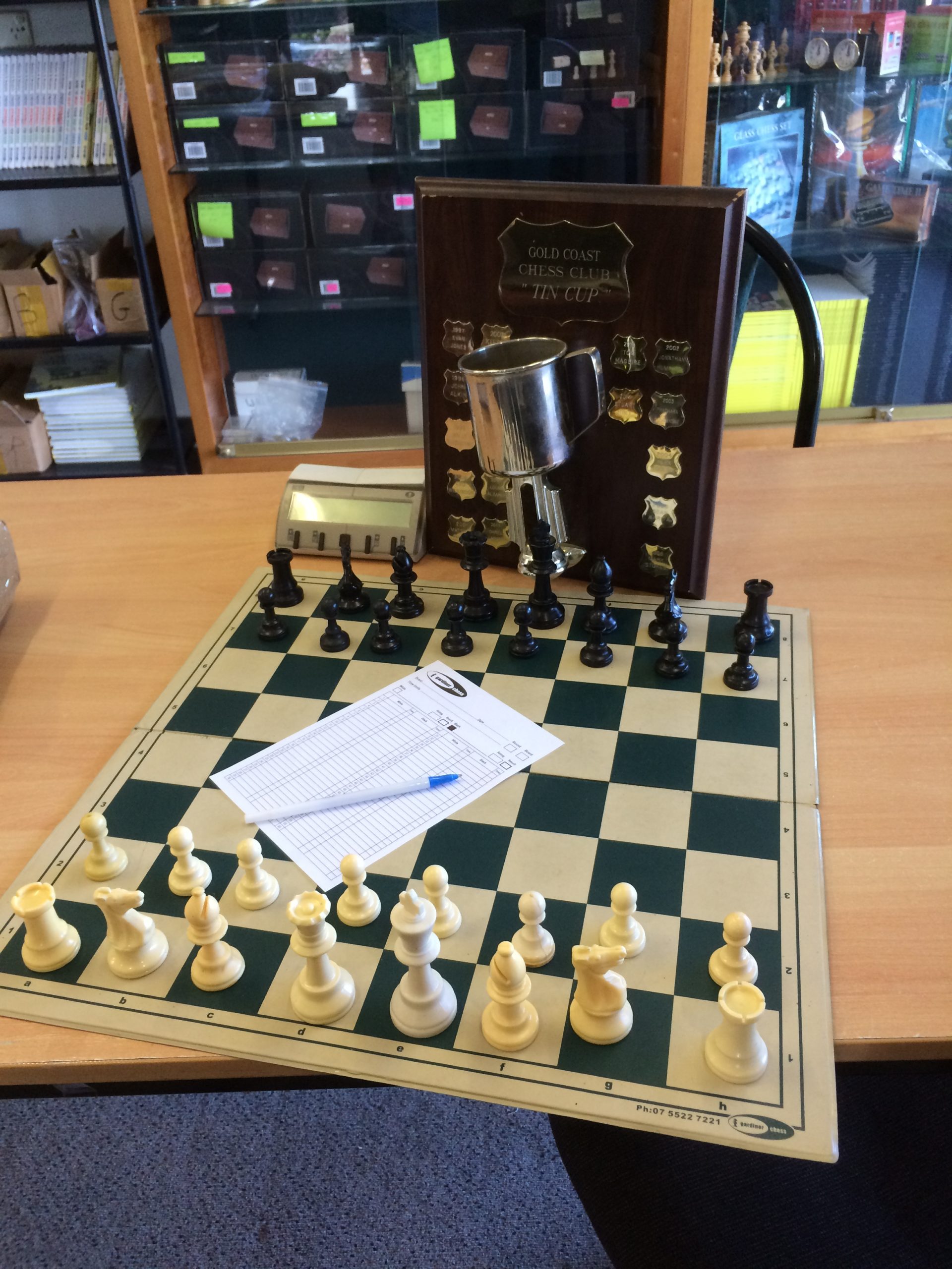 Gold Coast Tin Cup 2015 | Gardiner Chess
